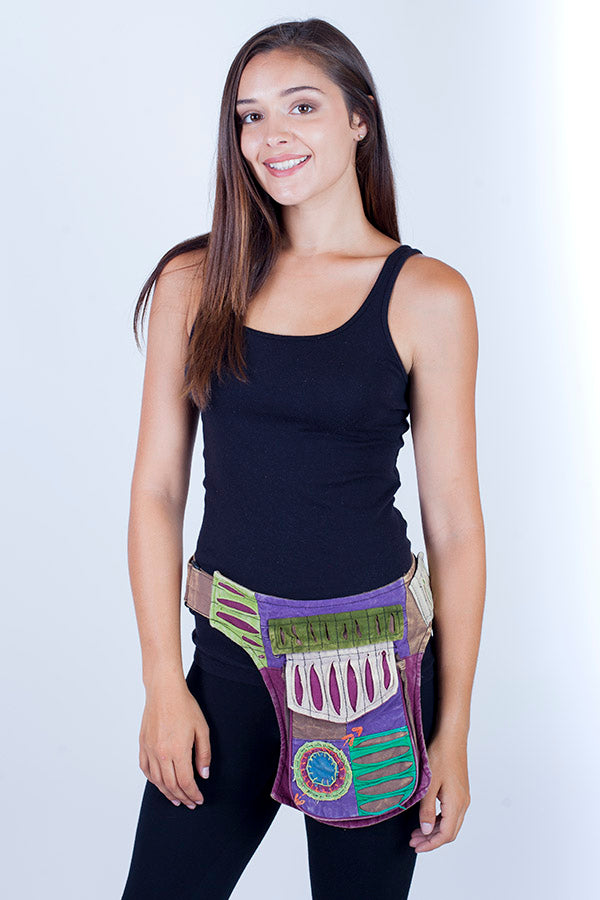 razor cut fanny pack-Multi – Silly Yogi